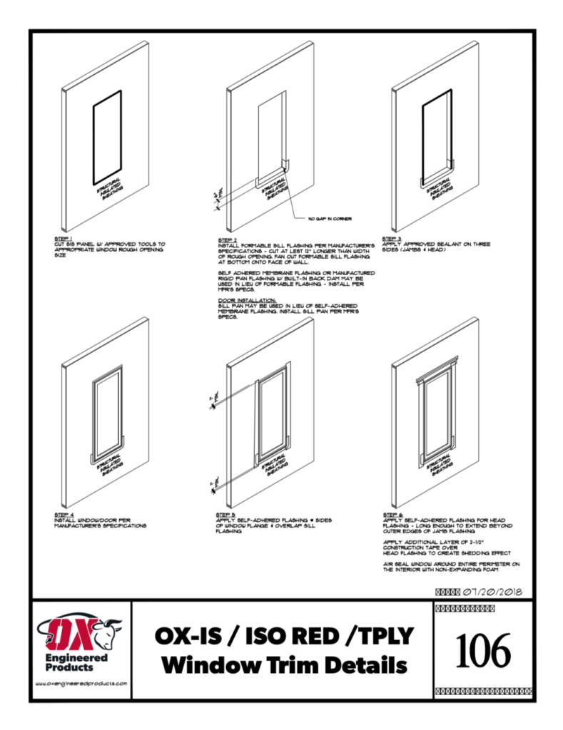 ISO RED Window Trim Details Thumbnail | OX Engineered Products