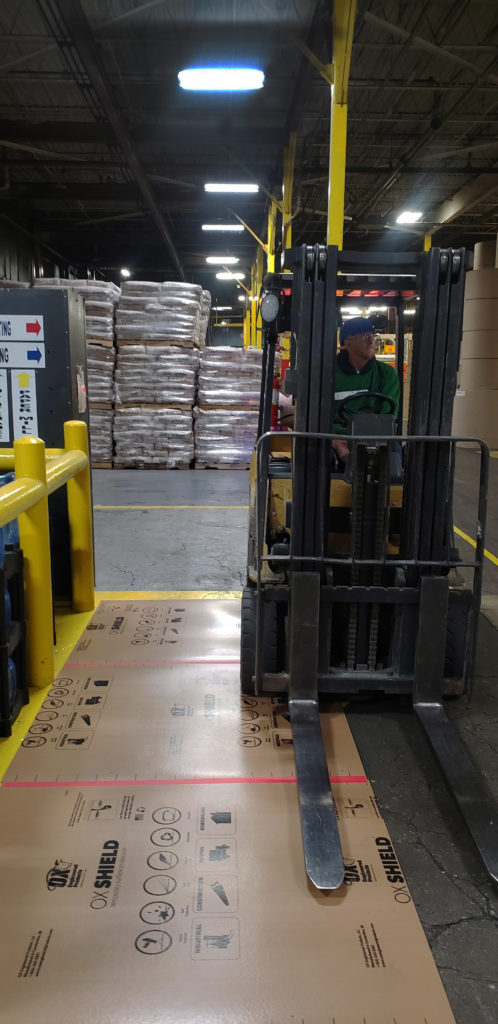 Ox Shield photo with forklift – OX Engineered Products