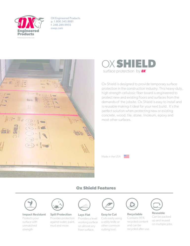 Ox Shield Brochure | OX Engineered Products