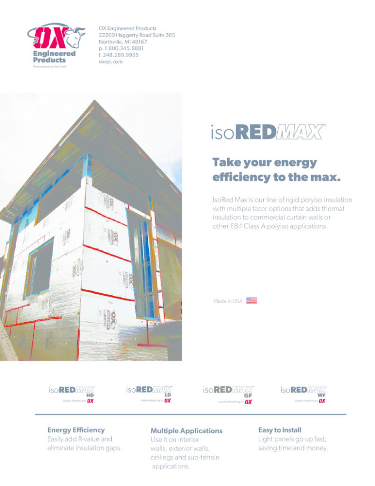 ISO RED MAX HD LD WF GF | OX Engineered Products