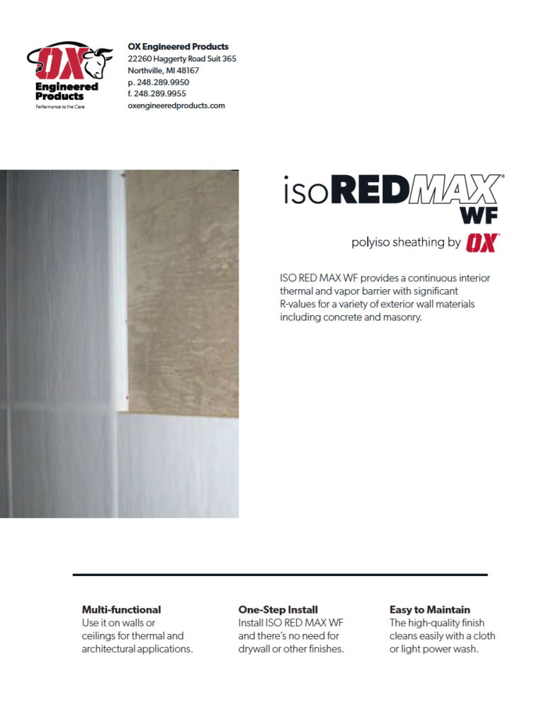 ISO RED MAX WF thumbnail | OX Engineered Products