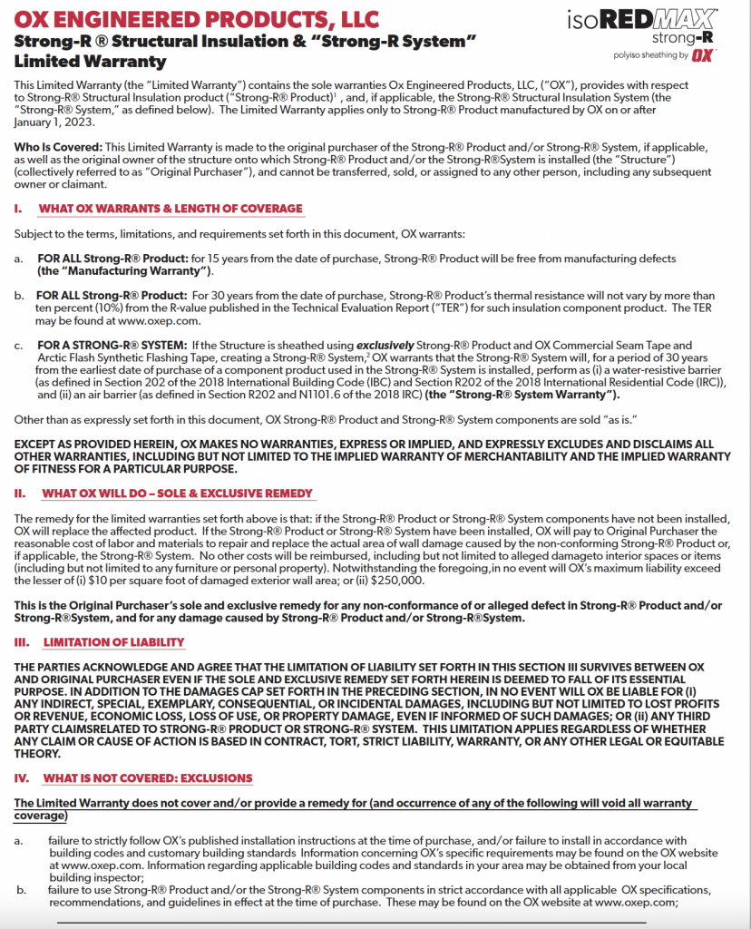 Strong R thumbnail | OX Engineered Products