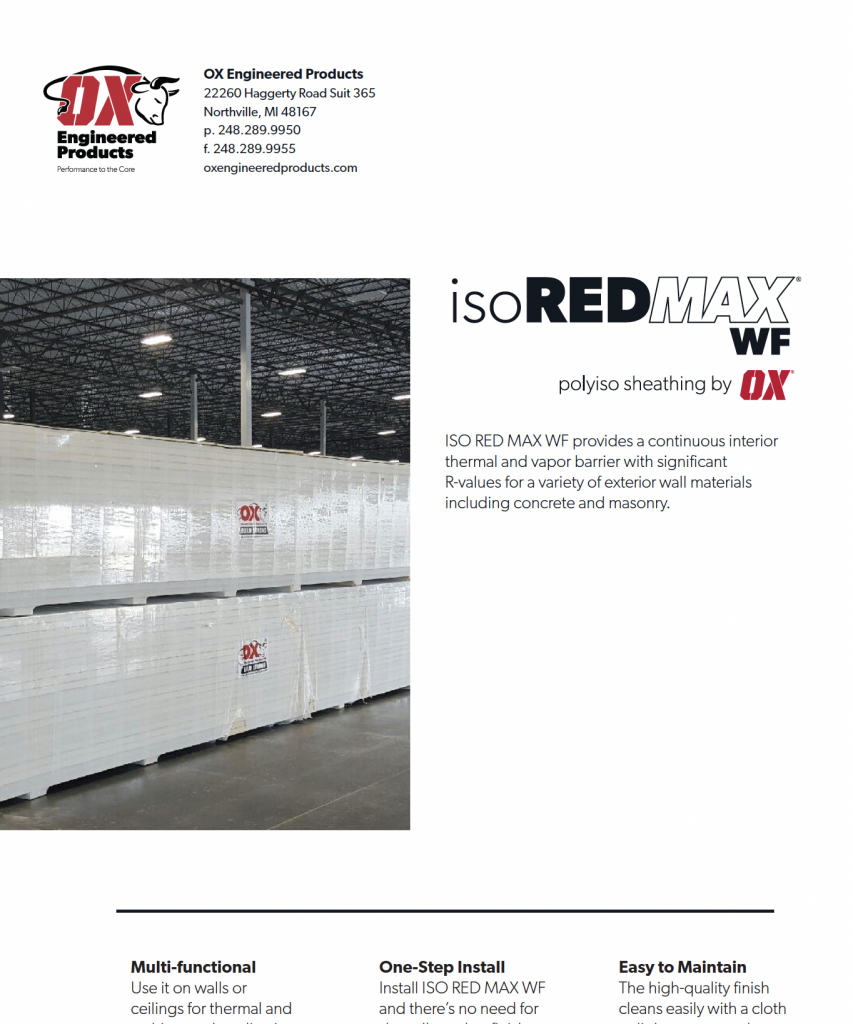 ISO RED MAX WF thumbnail | OX Engineered Products
