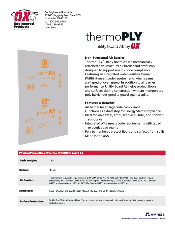 thermoply-utility-board-cover | OX Engineered Products